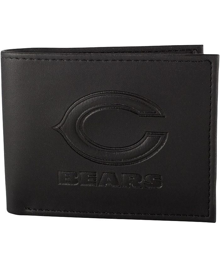 Evergreen Enterprises Men's Black Chicago Bears Hybrid Bi-Fold Wallet ...