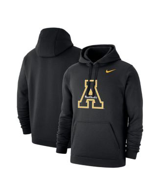 Men's Nike Black Appalachian State Mountaineers Logo Club Pullover ...