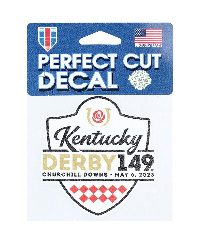 Wincraft Kentucky Derby 149 4" x 4" Perfect Cut Decal - Macy's