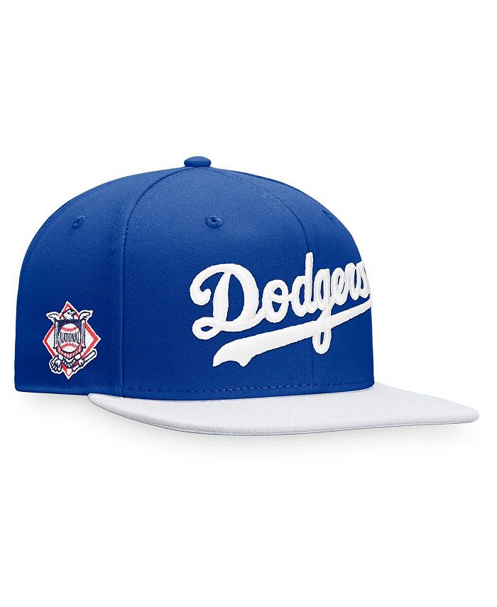 Fanatics Men's Royal, White Los Angeles Dodgers Fundamental Two-Tone ...