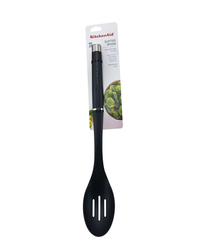 KitchenAid Gourmet Nylon Slotted Spoon, One Size - Macy's