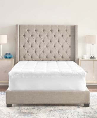 ProSleep 4" Hybrid Fiber and Memory Foam Mattress Topper, Exclusively ...
