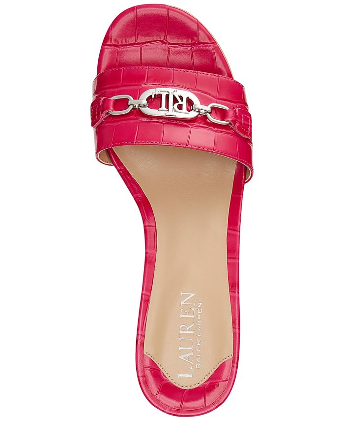 Lauren Ralph Lauren Women's Roxanne Heeled Dress Sandals - Macy's