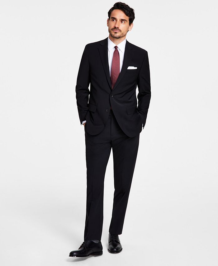 Brooks Brothers Men's Classic-Fit Stretch Wool Blend Suit Separates ...