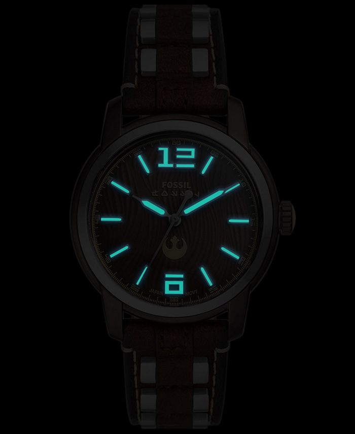 Fossil Unisex Limited Edition Star Wars Chewbacca Three-Hand Brown ...