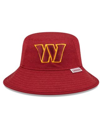 Men's New Era Heather Burgundy Washington Commanders Bucket Hat - Macy's