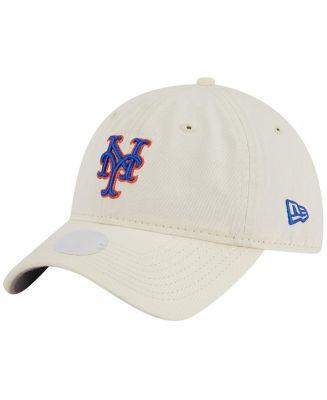 Women's New Era Cream New York Mets Chrome Core Classic 9Twenty ...