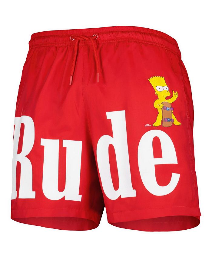 Freeze Max Men's Red The Simpsons Rude Shorts - Macy's