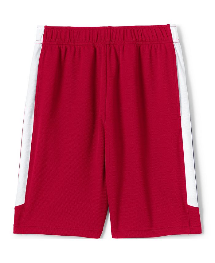 Lands' End Men's School Uniform Mesh Athletic Gym Shorts - Macy's