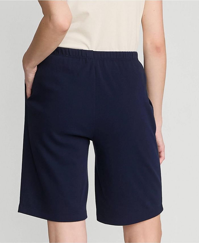 Lands' End Women's Sport Knit High Rise Shorts - Macy's