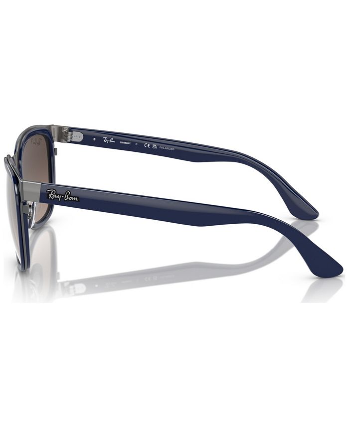 Ray-Ban Unisex Polarized Sunglasses, Clyde - Macy's
