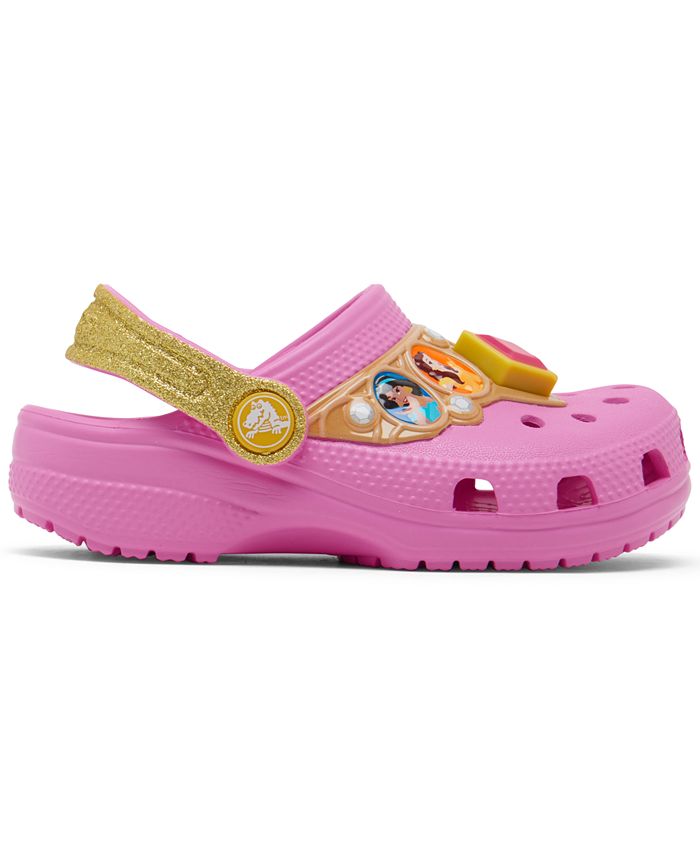 Crocs Toddler Girls Classic Disney Princess Light-Up Classic Clogs from ...