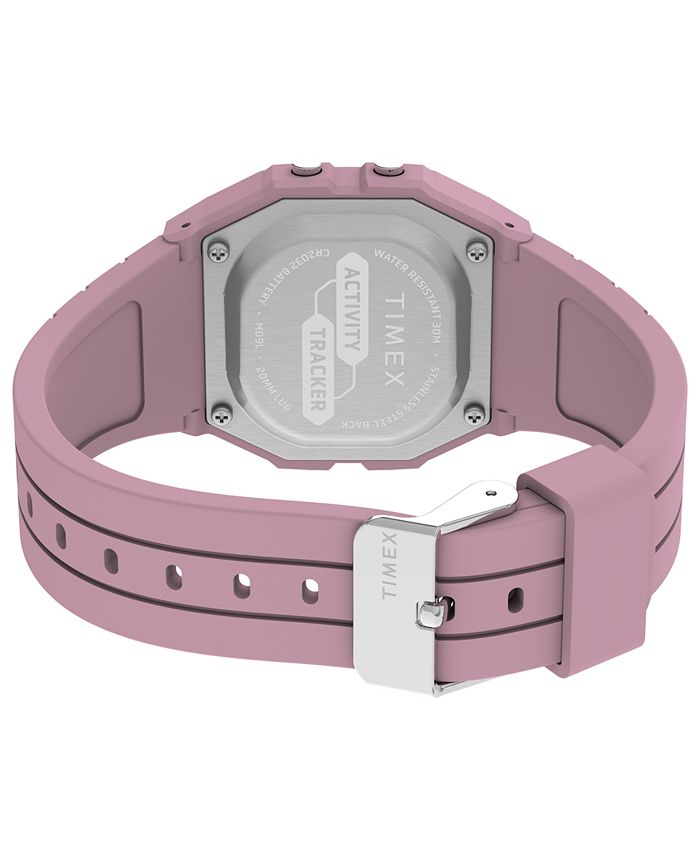 Timex Unisex Digital Ironman Classic Silicone Pink Watch 40mm - Macy's