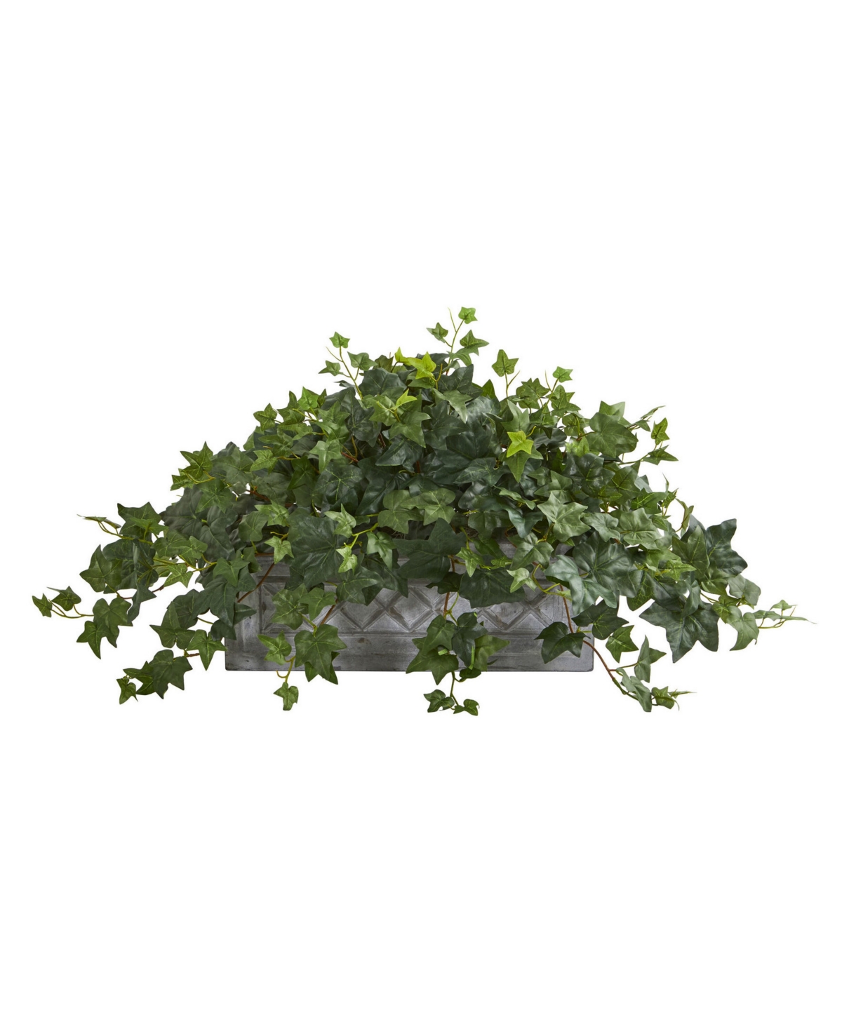 Click here for Nearly Natural Puff Ivy Artificial Plant in Stone... prices