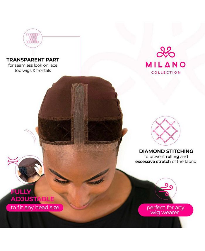 Milano Collection Milano Lace GripCap Wig Cap Chocolate Brown - Macy's