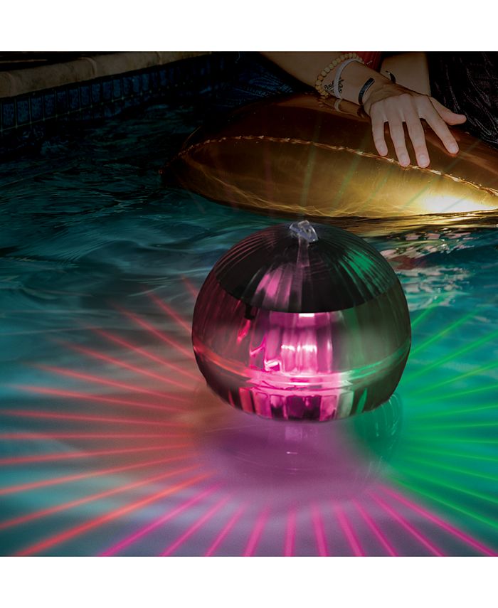 Brookstone Solar Floating Pool Light - Macy's