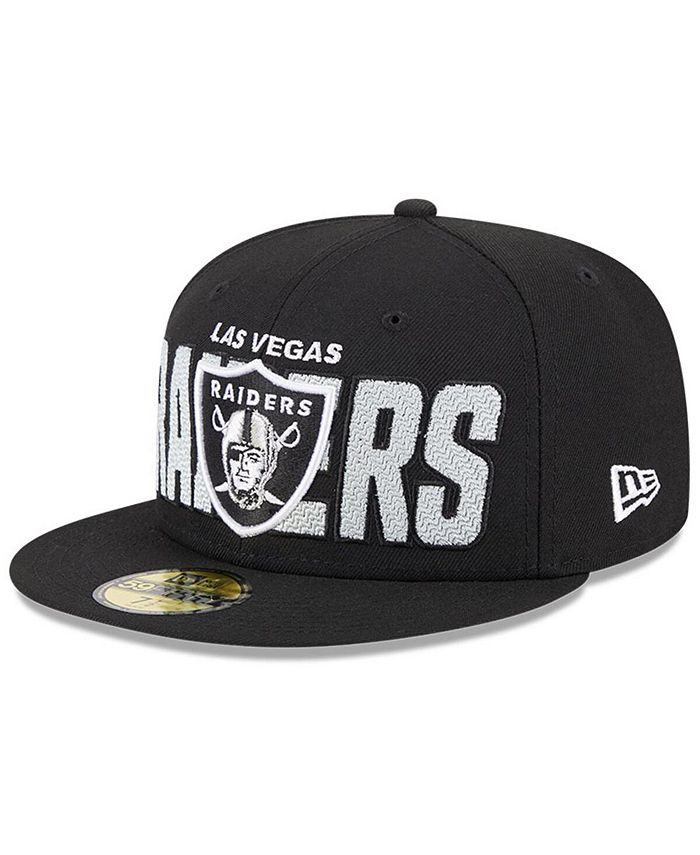 New Era Men's Black Las Vegas Raiders 2023 NFL Draft 59FIFTY Fitted Hat - Macy's