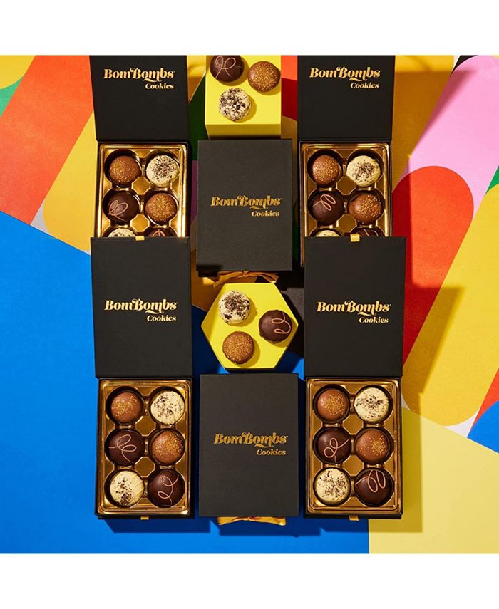 Thoughtfully BomBombs Chocolate Dipped Sandwich Cookies, Break-Apart ...