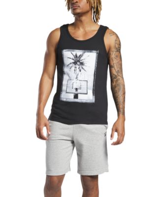 Reebok Men's Cotton West Coast Hoops Graphic Tank Top - Macy's