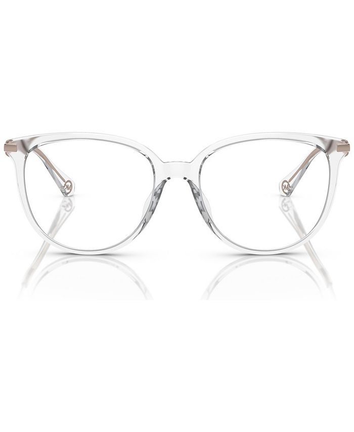 Michael Kors Women's Round Eyeglasses, MK4106U 54 - Macy's