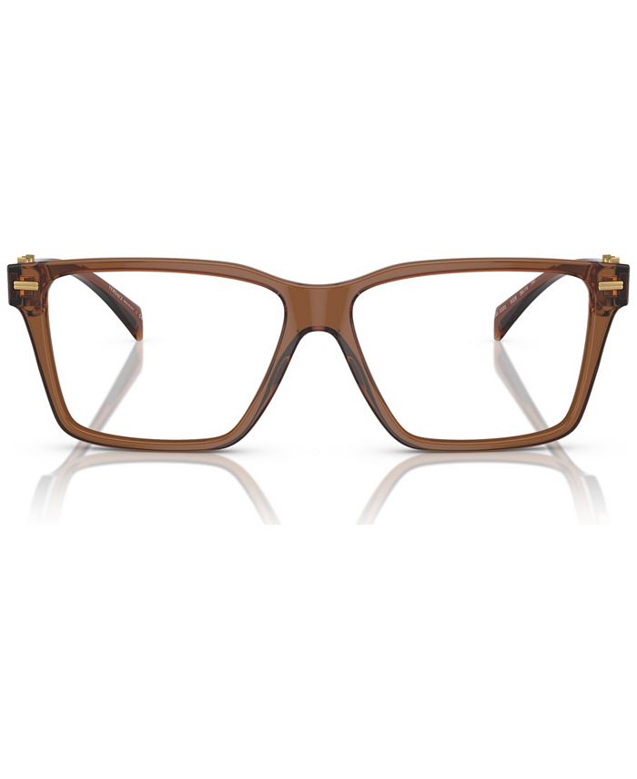 Versace Women's Rectangle Eyeglasses, VE3335 54 - Macy's