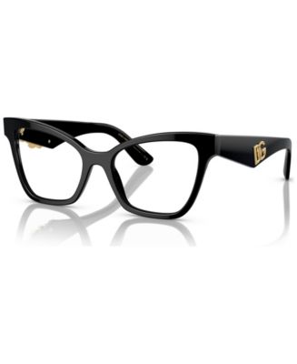 Dolce&Gabbana Women's Cat Eye Eyeglasses, DG3369 52 - Macy's