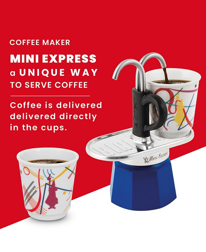 Bialetti Set Mini Express "R" Kandinsky Plus 2 Bicc. 2.8 OZ Coffeemaker - Macy's