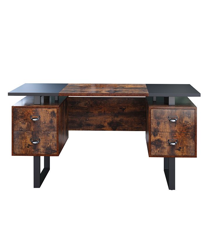 Simplie Fun Home Office Computer Desk With 4 Drawers - Macy's