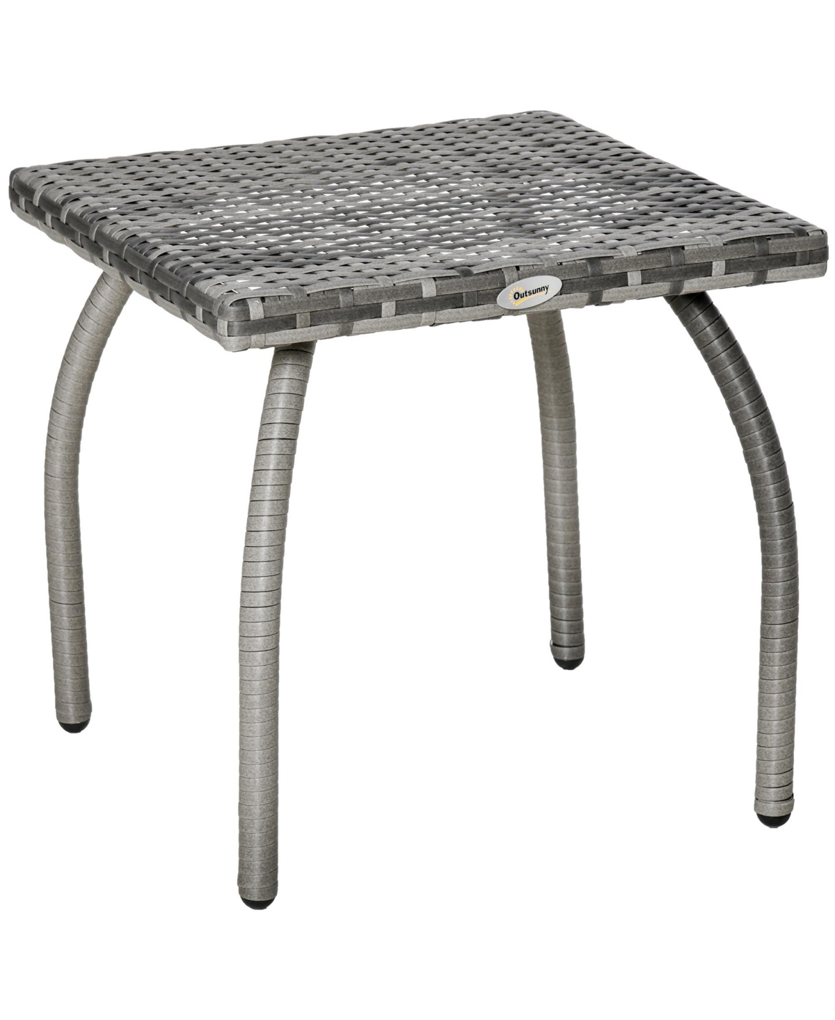 Click here for Outsunny Rattan Wicker Side Table  End Table with... prices