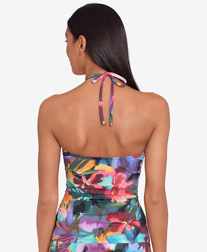 Lauren Ralph Lauren Women's High-Neck Halter Tankini - Macy's