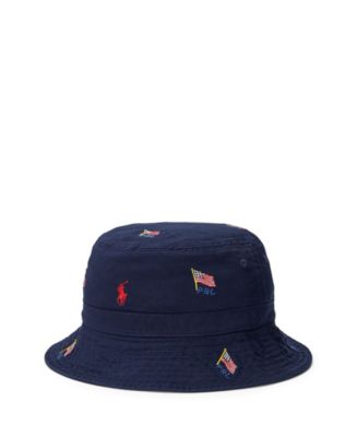 Polo Ralph Lauren Toddler and Little Boys Flag Cotton Twill Bucket Hat ...