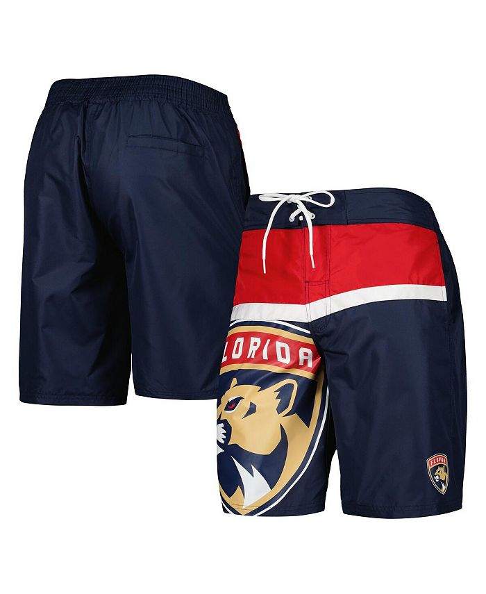 Starter Men's Navy Florida Panthers Sea Wind Swim Trunks - Macy's