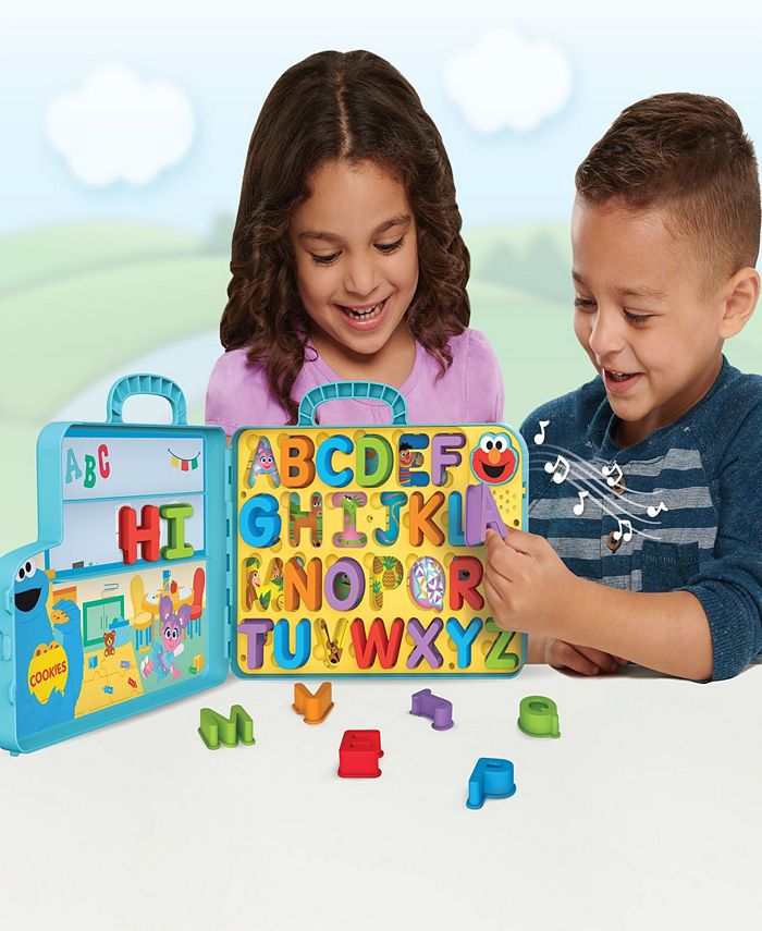 Sesame Street Elmo’s Learning Letters Bus Activity Board, Preschool ...