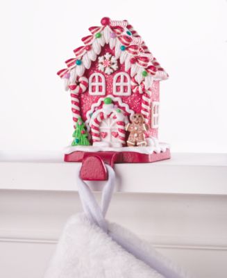 Holiday Lane Christmas Cheer Gingerbread House Stocking Holder, Created ...