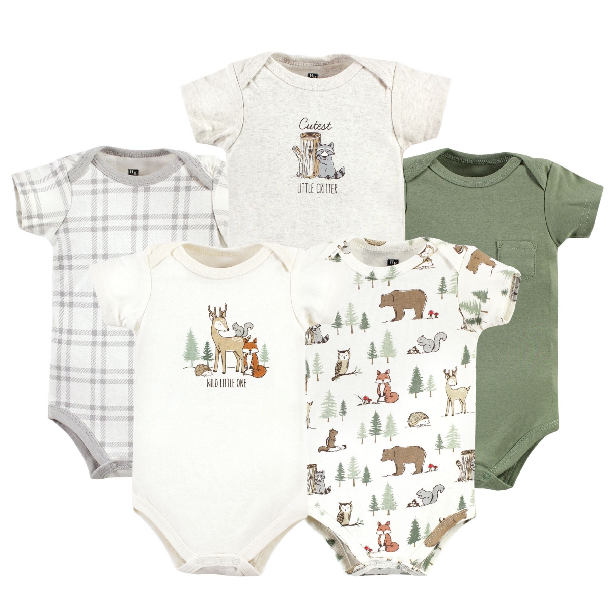 Click here for Hudson Baby Baby Unisex Five-Piece Set of Cotton I... prices