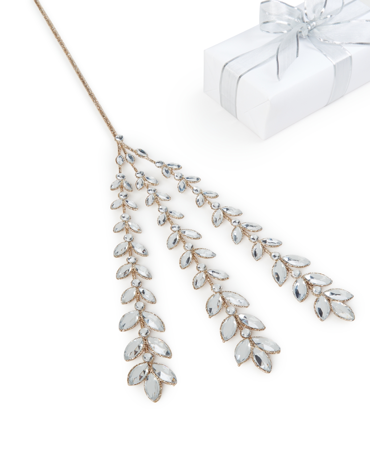 Click here for Holiday Lane Jeweled Elegance Clear Jewel Pick  Ex... prices