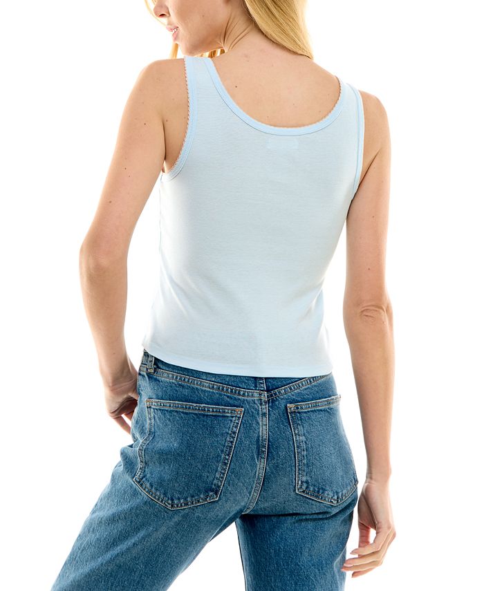 Ultra Flirt Juniors' Embroidered Tank Top - Macy's