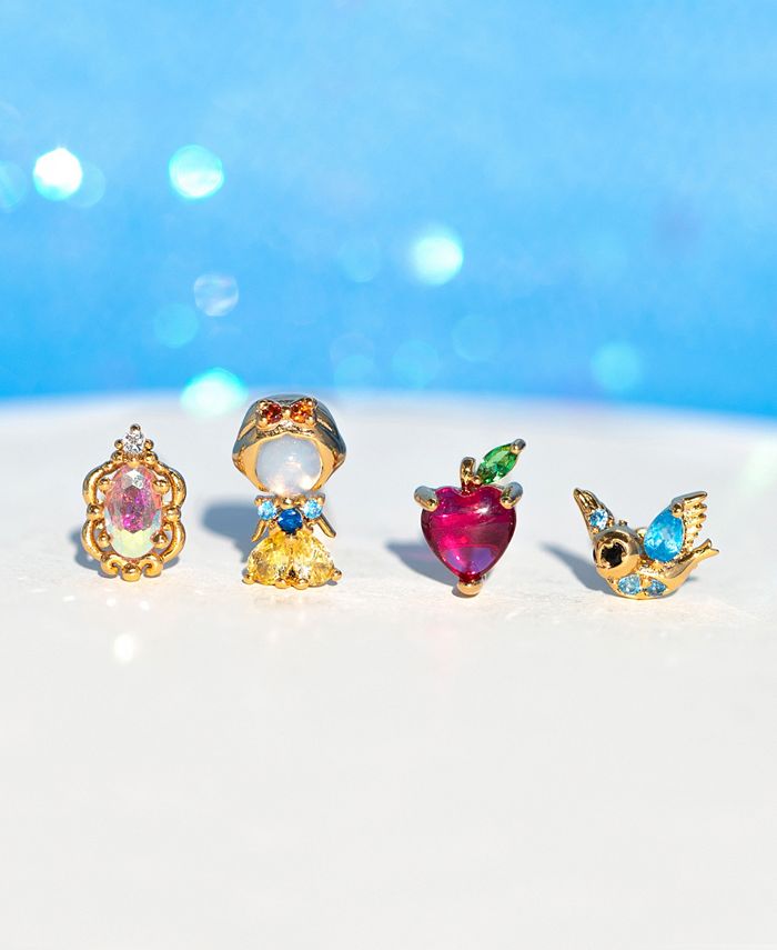 Girls Crew Crystal Multi-Color Disney Princess Snow White Stud Earring ...