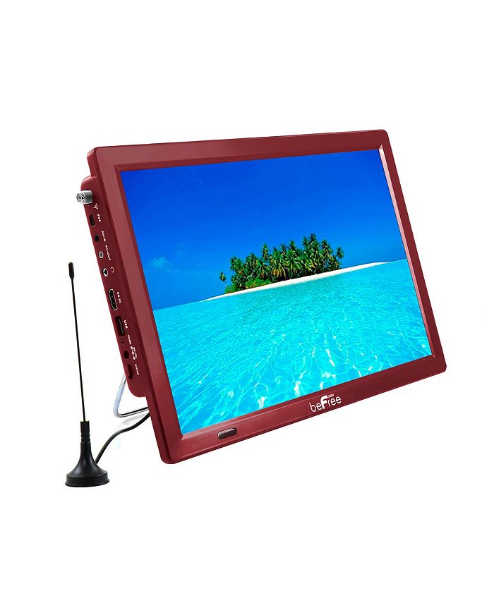 beFree Sound Portable Rechargeable 14 Inch LED TV with HDMI, SD/MMC ...