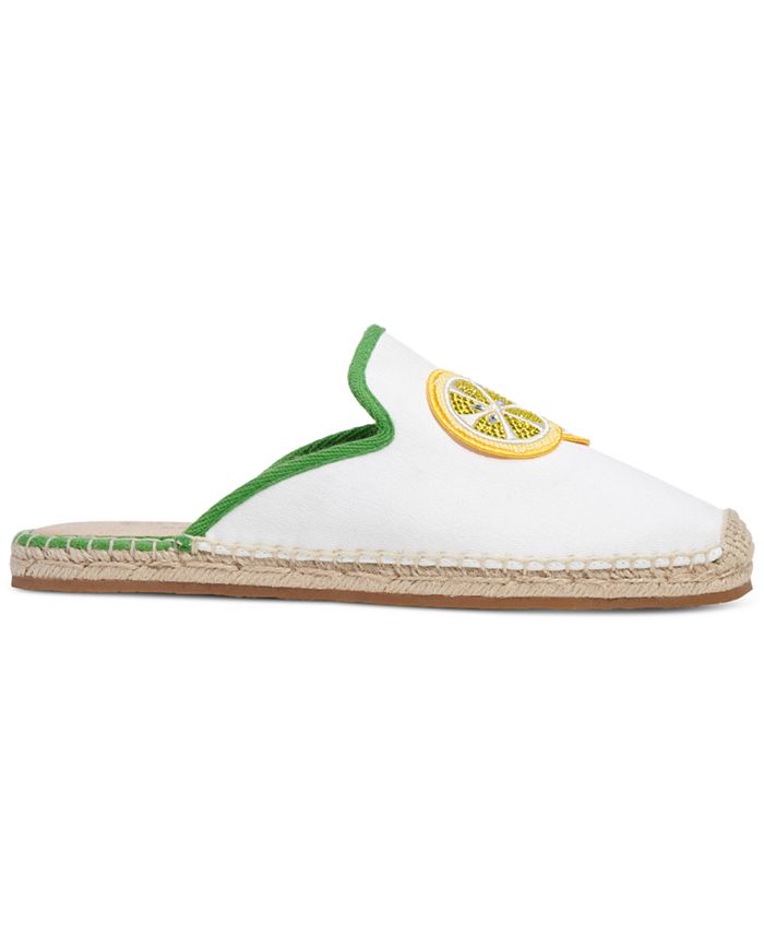 kate spade new york Women's Azure Lemon Espadrille Mule Flats - Macy's