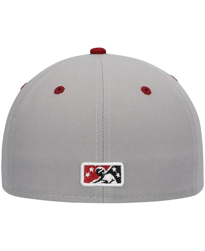New Era Men's Gray Wisconsin Timber Rattlers Authentic Collection Road ...