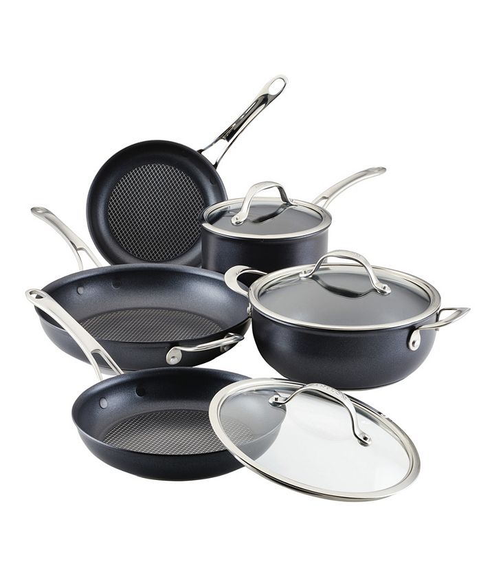 Anolon X Hybrid Nonstick Induction Cookware Set, 10 Piece - Macy's