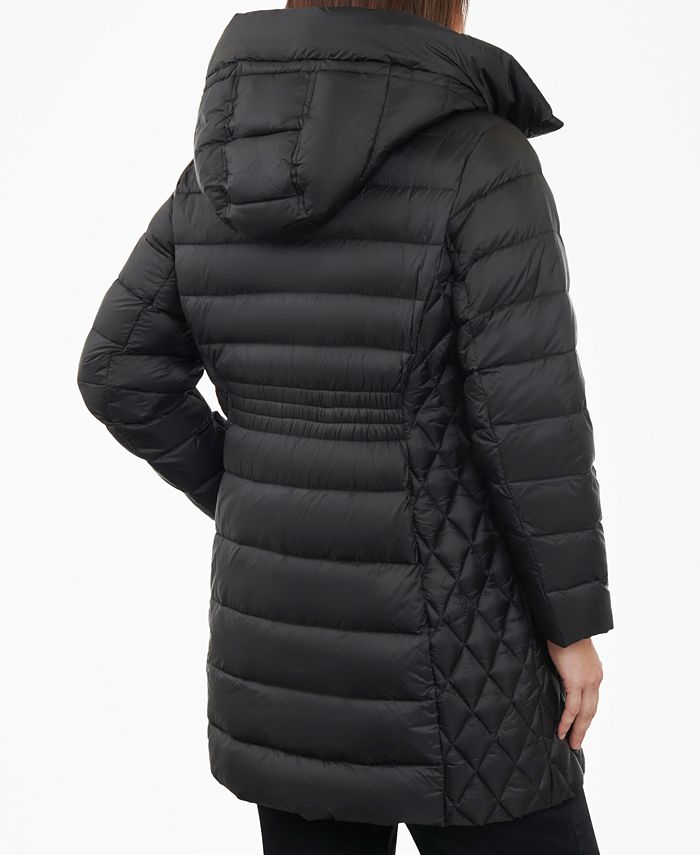 Michael Kors Women's Plus Size Hooded Down Packable Puffer Coat, Created for Macy's - Macy's
