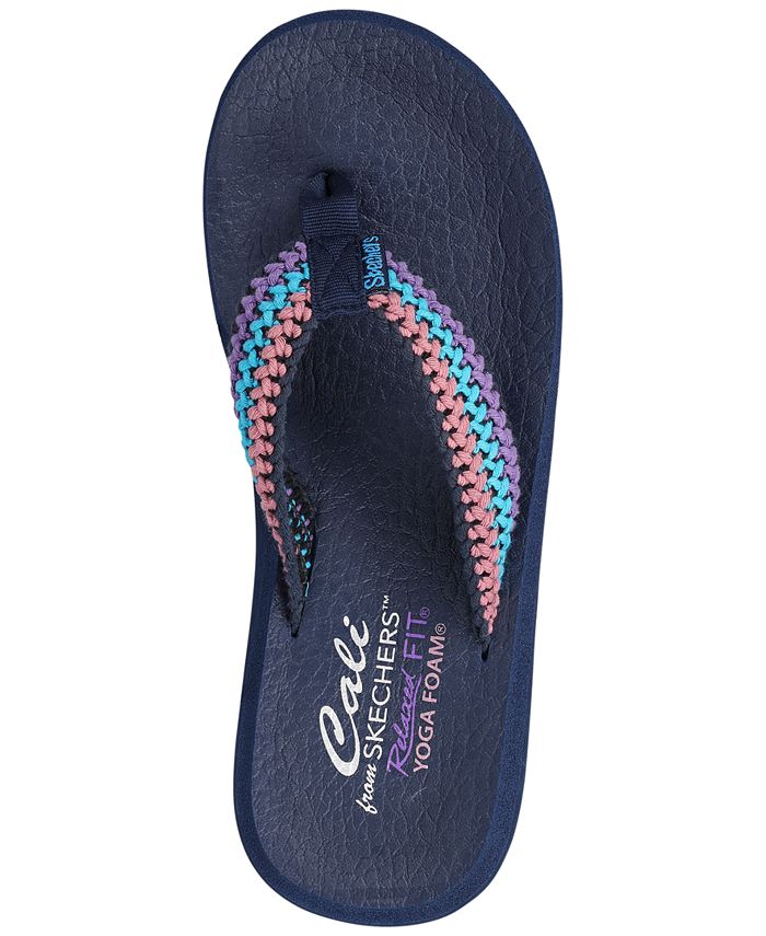 Skechers Women's Cali Asana - Hidden Valley Flip-Flop Thong Sandals ...