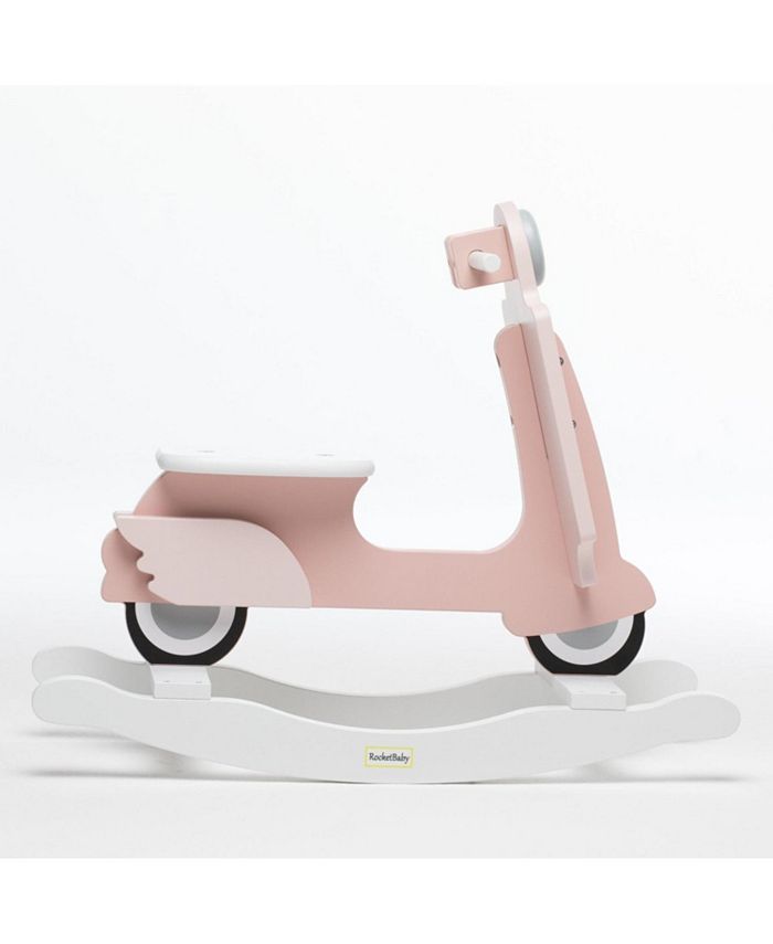 RocketBaby Toddler's Rocking Toy Pink Scooter - Macy's