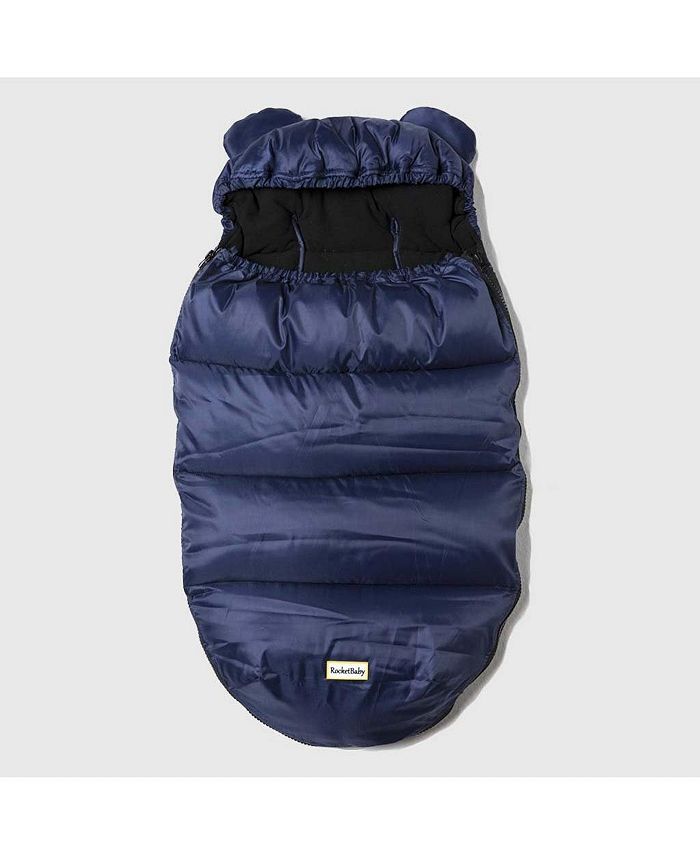 RocketBaby Universal Stroller Footmuff with Ears Dark Blue - Macy's