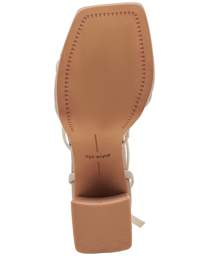 Dolce Vita Women's Amanda Ankle-Tie Platform Sandals - Macy's