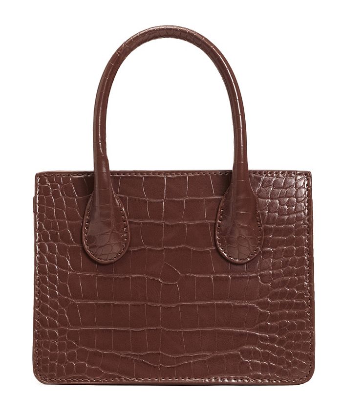 LIKE DREAMS Kenzie Chain Croc Faux Leather Mini Crossbody Bag - Macy's