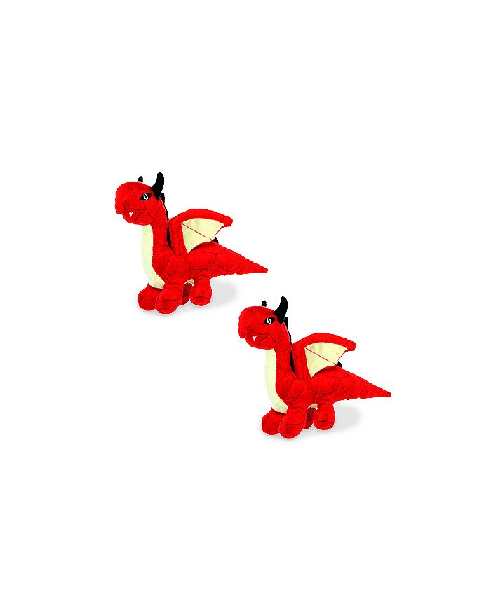 Mighty Jr Dragon Red, 2-Pack Dog Toys - Macy's