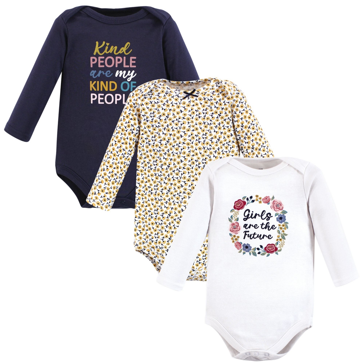 Click here for Hudson Baby Baby Girls Hudson Cotton Long-Sleeve B... prices